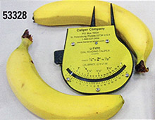Fruit calipers, vernier, & sizing rings for peaches, bananas, cherrys ...